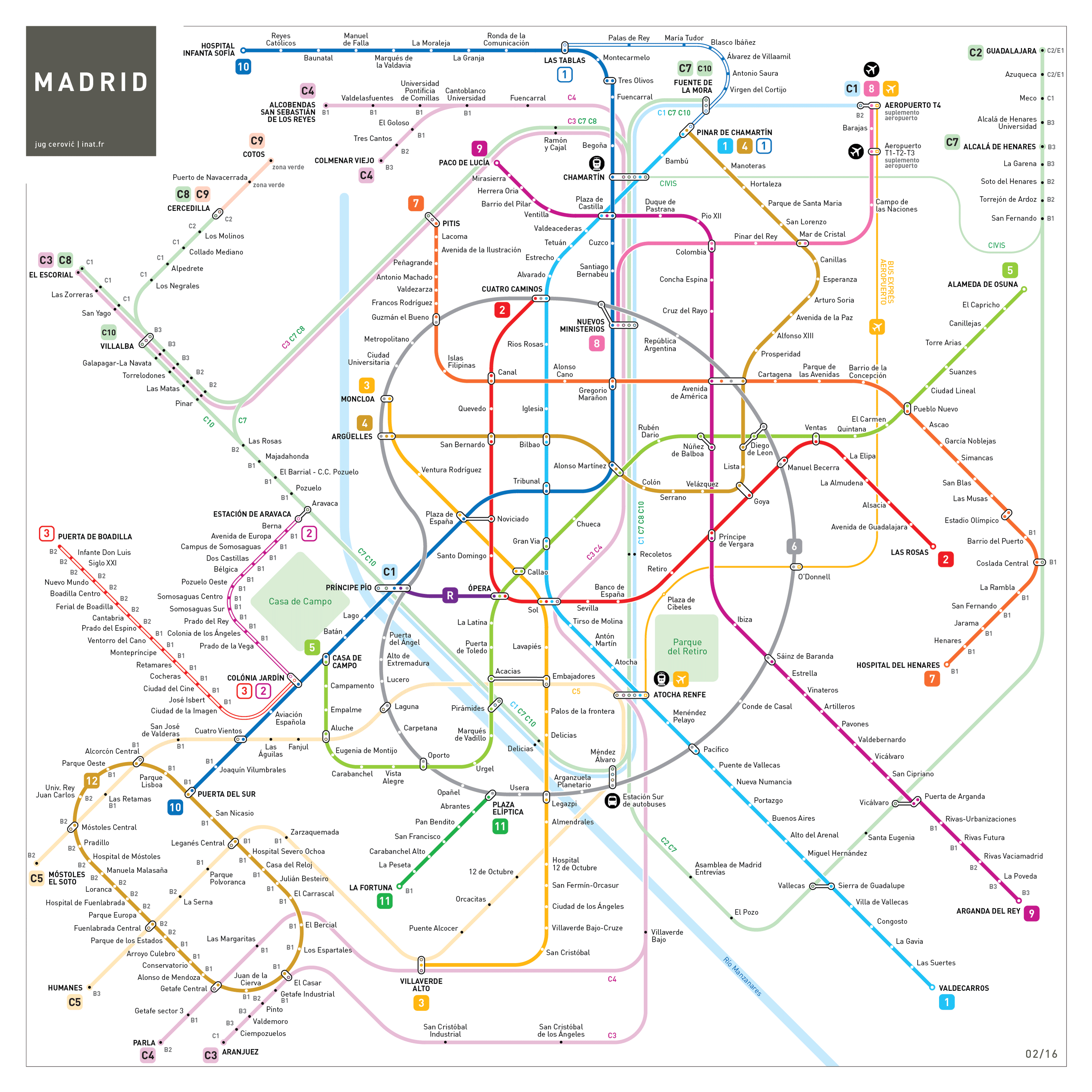 Spain Madrid Barcelona train rail maps